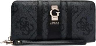 Guess Femme, Accessoires, Noir, Taille: ONE Size Erenia Quattro G Large Wallet