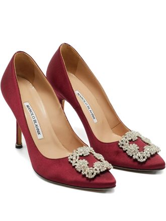 Manolo Blahnik escarpins Hangisi &agrave; talons - Rouge