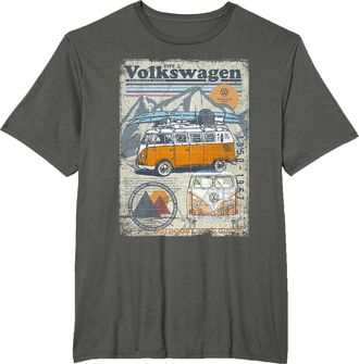 Volkswagen T1 Camper Wohnf&uuml;hrer f&uuml;r das Leben im Freien T-Shirt