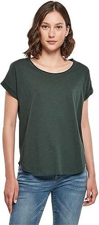 Build Your Brand Femme Long pour T-Shirt, Vert Bouteille, XXL EU