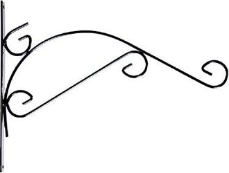 Esschert Design Hängekorb Haken Deko Schwarz