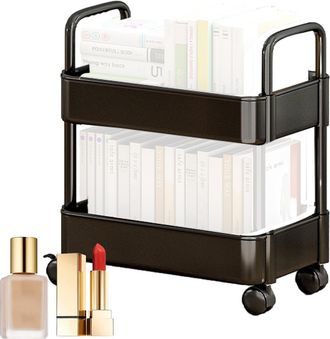 Generic Rollwagen - Vielseitiger Aufbewahrungswagen Für Die Küche, Mobile Regallösung | Mehrstöckiger, Robuster Wagen, Ideal Für Enge Räume, Perfekt Für Badez