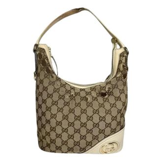 Gucci Pre-owned Canvas Schultertasche - - Pre-owned - Damen - Beige - ONE SIZE
