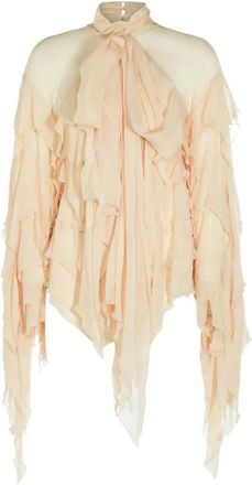 Blumarine Femme, Blouses et Chemises, Beige, Taille: 34 FR Top