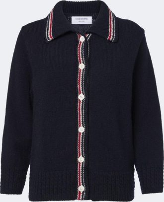 Thom Browne Cardigan Hector aus Wolle und Mohair