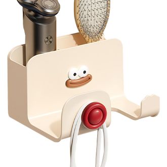 Generico Haartrocknerhalter zur Wandmontage, Halterung f&uuml;r den Haartrockner im Badezimmer, niedliche Halterung f&uuml;r den Kleiderb&uuml;gel des Haartrockners | Organiz