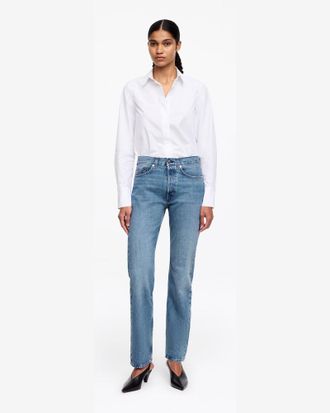 Arket SNOW Straight Jeans -Blau