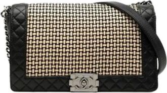 Chanel Sac bandouli&egrave;re vintage doccasion - Femme - Pre-owned - Beige - Taille: ONE Size