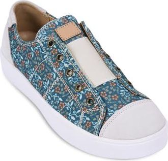 Spenco Baskets Malibu Floral pour femme, gris clair, 35.5 EU Large