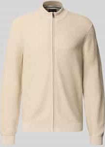 Olymp Level 5 Regular Fit Cardigan mit Stehkragen