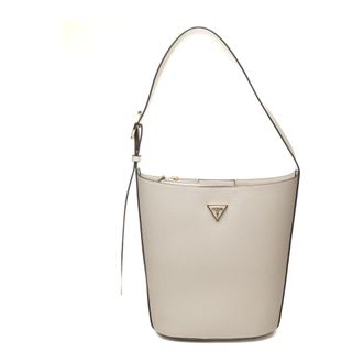 Guess Femme, Sacs, Beige, Taille: ONE Size Meridian II Bucket