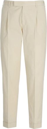 Pantaloni Torino Homme, Pantalons, Beige, Taille: S Pantalon Slim Stretch Gabardine