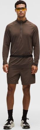 lululemon Pace Breaker Shorts mit Liner f&uuml;r M&auml;nner - 18 cm - Gr&ouml;&szlig;e 2XL in Walnut Crunch