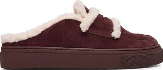 INUIKII Pantoletten Inuikii Mule Wool 1004.017.0011 Dunkelbraun