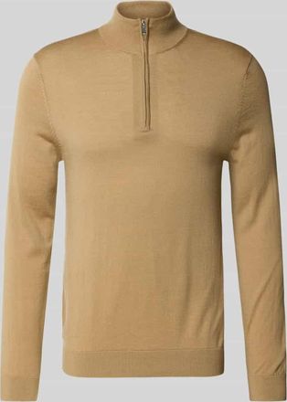 Selected Regular Fit Troyer aus reiner Merinowolle Modell TRAY