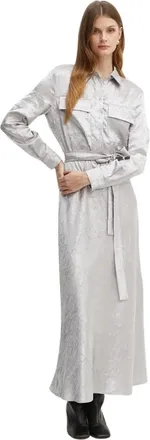 Pinko Pinko, Femme, Robes, Gris, Taille: 36 FR Robe Chemisier