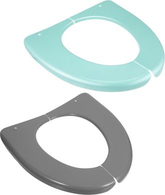 Valiclud Faltbare Toilettensitzauflage 2 St&uuml;ck mit Polsterung Wiederverwendbarer Tragbarer Wc Sitzbezug f&uuml;r Reisen und &Ouml;ffentliche Toiletten