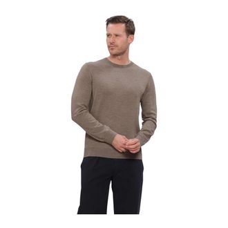 Profuomo Rundhals-Pullover - - Knitwear - Herren - Braun - L