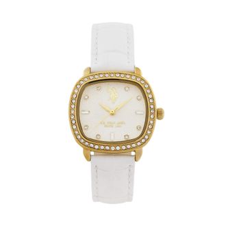 U.S.Polo Association Uhr U.S. Polo Assn. Mirabelle USP8490WH Wei&szlig;
