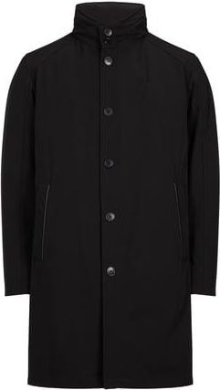 Norwegian Wool Manteau ajust&eacute; &agrave; col montant