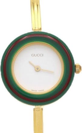 Gucci Montre vintage doccasion - Femme - Pre-owned - Blanc - Taille: ONE Size