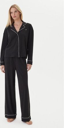 Tommy Hilfiger Pyjama UW0UW06142 Schwarz Relaxed Fit