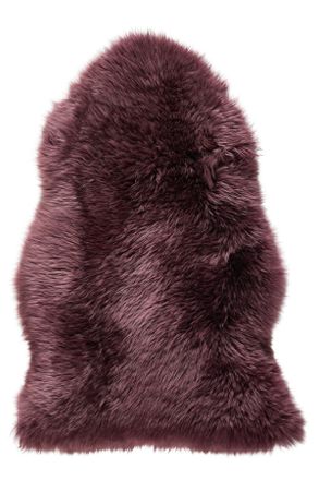 Linea Natura Schaffell, Lila, Fell, Tierform, 60x90 cm, Oeko-Tex Standard 100, f&uuml;r Fu&szlig;bodenheizung geeignet, pflegeleicht, Teppiche & B&ouml;den, Teppiche, Fellteppiche