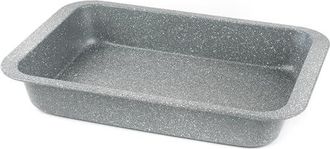 Salter Salter BW02774G 36cm Bräter - Auflaufform/Kohlenstoffstahl Fleischbräter Ofenbackform, Antihaftbeschich backform, Fleisch Gemüse backblech, rechteckig