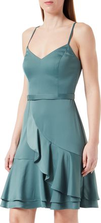 Vera Mont Damen 0240/4067 Kleid, Dunkler Wald, 38