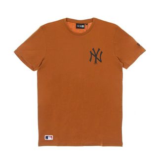 New Era Homme, Tops, Brun, Taille: XL MLB Logo &Eacute;quipe Poitrine Gauche Tee