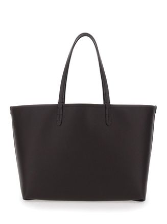 Burberry Womens Tote Bag Brown Leather Calf