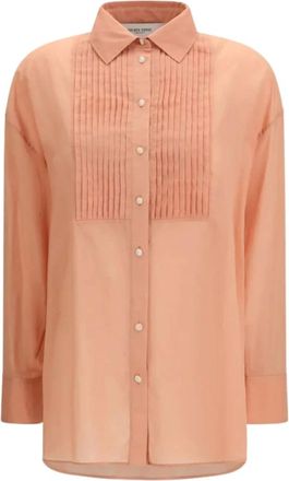 Golden Goose Femme, Blouses et Chemises, Rose, Taille: 36 FR Chemise en coton