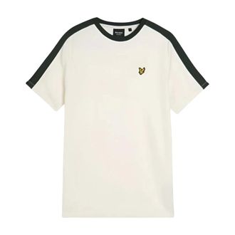 Lyle & Scott Homme, Tops, Blanc, Taille: L T-shirt Homme Blanc Printemps/Été Style