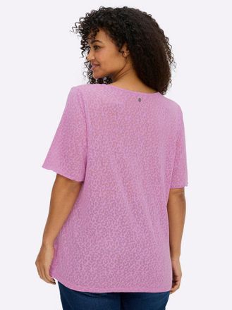 Sheego T-Shirt Shirt Kurzarm