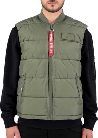 Alpha Industries Alpha Industries Herren Puffer Vest LW Weste, Sage-Green, Large