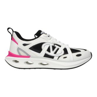 Valentino Garavani Femme, Chaussures, Blanc, Taille: 35 1/2 EU Baskets Athl&eacute;tiques en Tissu