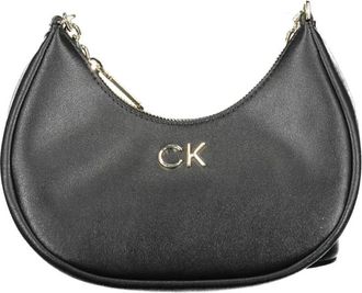Calvin Klein Femme, Sacs, Noir, Taille: ONE Size &Eacute;l&eacute;gant Sac Bandouli&egrave;re &agrave; Cha&icirc;ne
