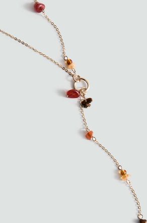 Mango Collier pendentifs perles or - Femme - Taille unique - MANGO