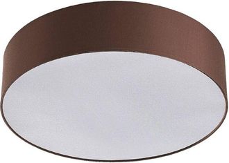 Lindby Plafonnier Tissu &agrave; intensit&eacute; variable Sebatin en textile pour chambre &agrave; coucher