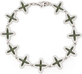 Darkai Darkai, Homme, Accessoires, Vert, Taille: ONE Size Clover Bracelet