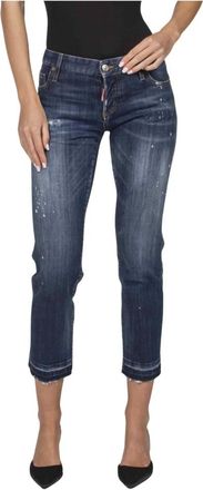 Dsquared2 Femme, Jeans, Bleu, Taille: 34 FR Pantalone 5 Tasche
