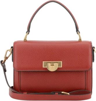 Pourchet Femme, Sacs, Rouge, Taille: ONE Size Auteuil Handbag