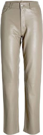 Jack & Jones JACK & JONES Damen Jjxx Jxgrace Straight Hw Leather Noos Pants, Brindle, M EU
