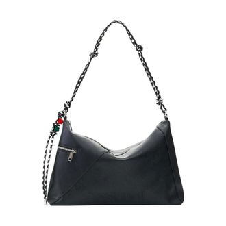 Desigual Femme, Sacs, Noir, Taille: ONE Size Sac &agrave; main avec bandouli&egrave;re et poches multiples