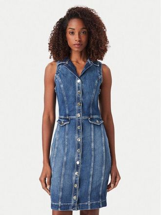 Guess Jeanskleid W6YK24 D1763 Blau Slim Fit