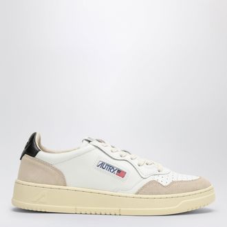 Autry Sneakers Medalist Low aus wei&szlig;em/schwarzem Leder