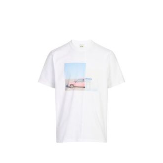 Arte T-shirt imprim&eacute; &agrave; col rond en coton