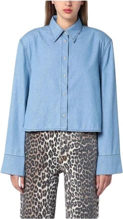 Halfboy Halfboy, Femme, Blouses et Chemises, Bleu, Taille: 40 FR Chemise en jean