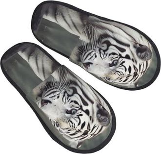 Generic Pantoufles DHiver Tigre Doux Fourrure Pantoufles L&eacute;gers Chausson Hotel Pour Voyage Invit&eacute; Spa M