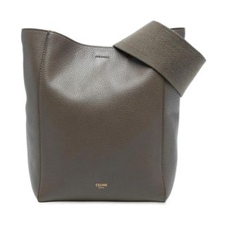 Celine Pre-owned Leder Umh&auml;ngetasche - - Pre-owned - Damen - Braun - ONE SIZE